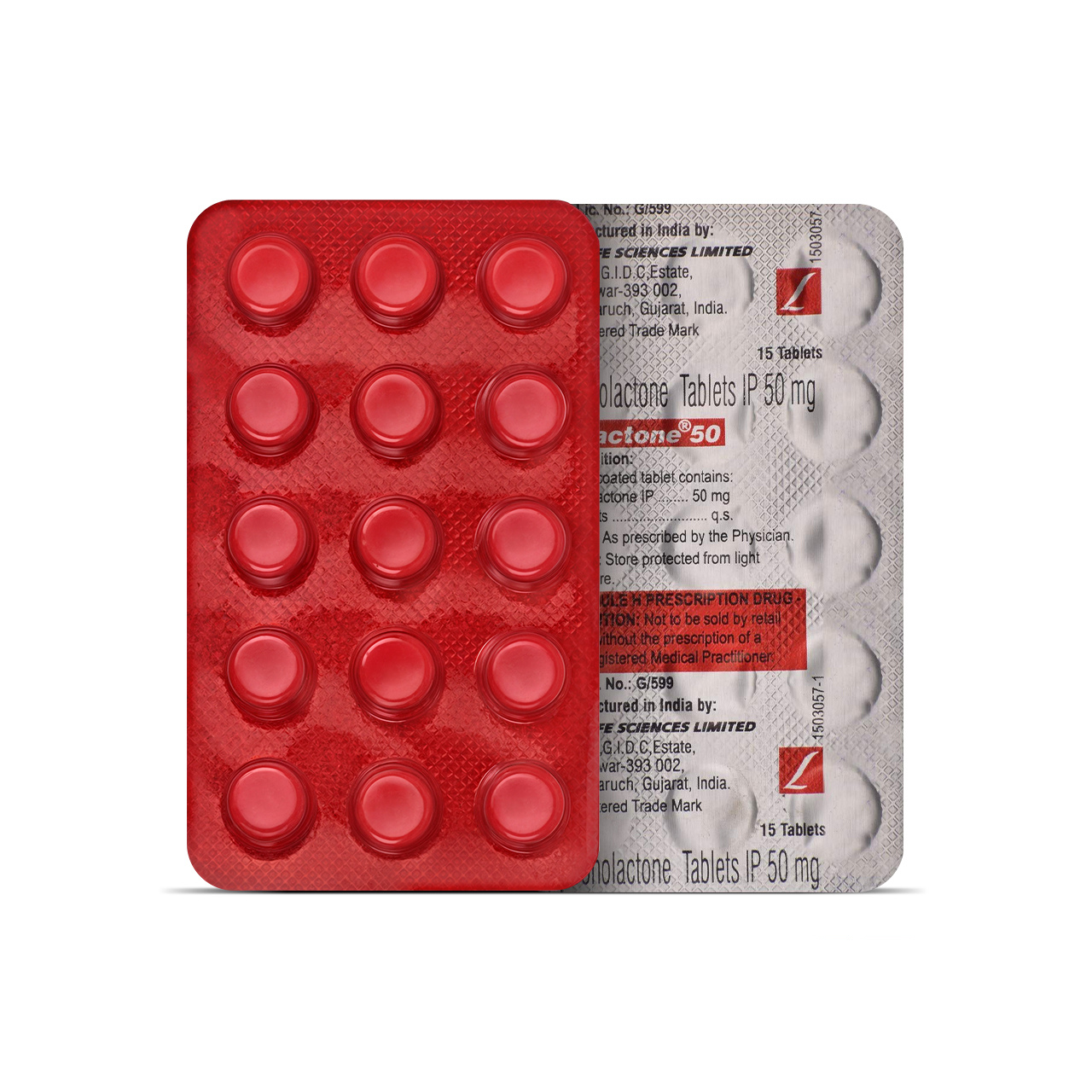 ALDACTONE ( SPIRONOLACTONE ) 50MG [15 TABLETS] – RPG LIFE SCIENCES ...